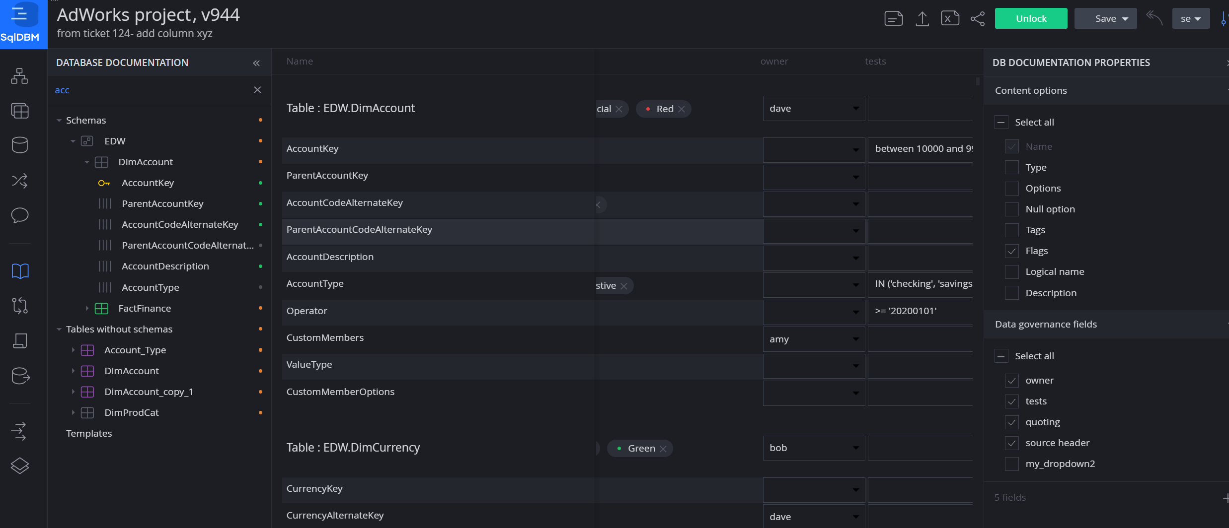 Model Governance Suite – SqlDBM