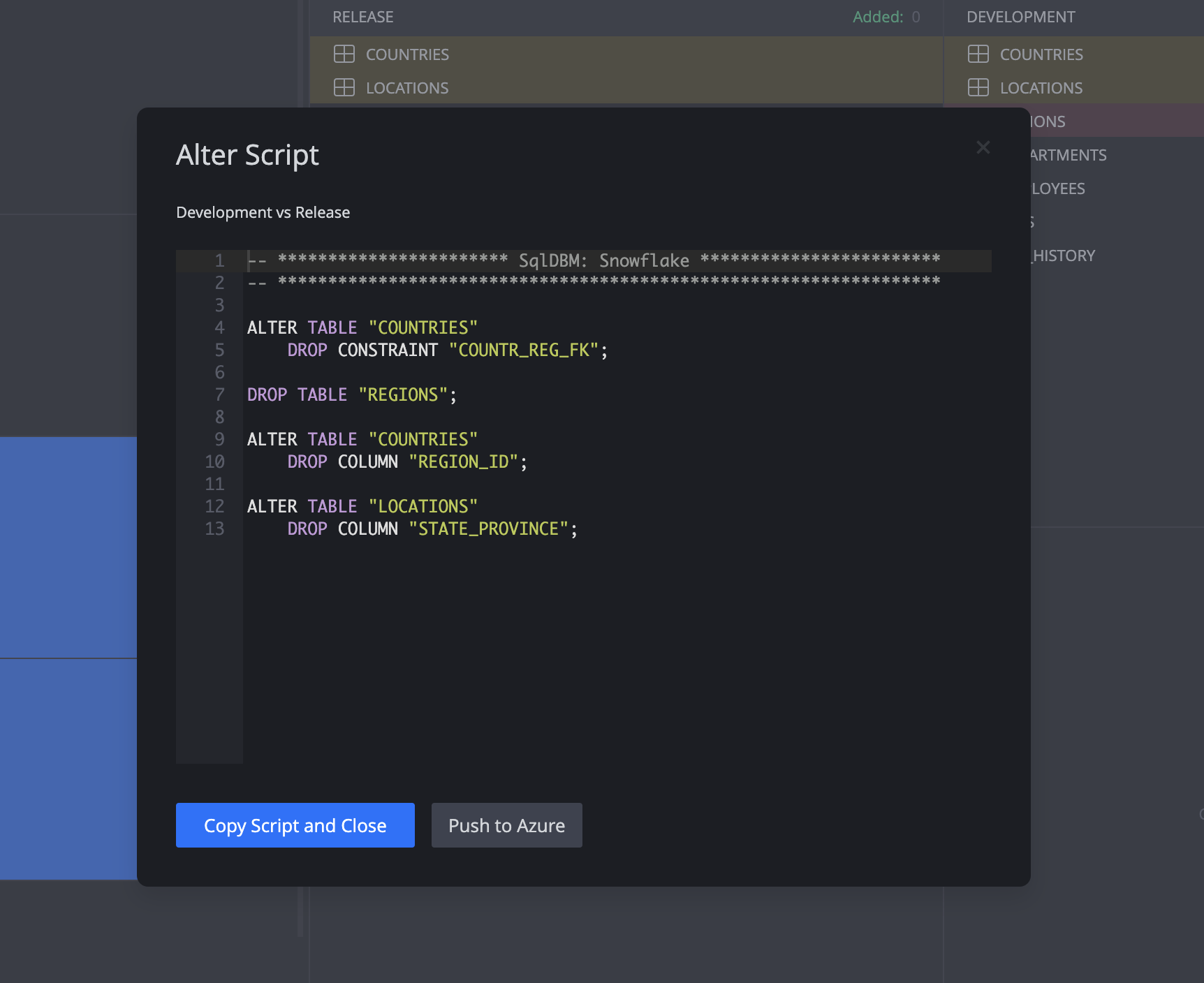 Git Integration Azure Devops Sqldbm