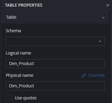 Snowflake Tables – SqlDBM