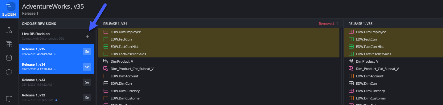 Direct DW Connection – SqlDBM