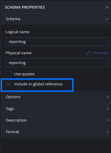 Global Modeling - Global Reference – SqlDBM